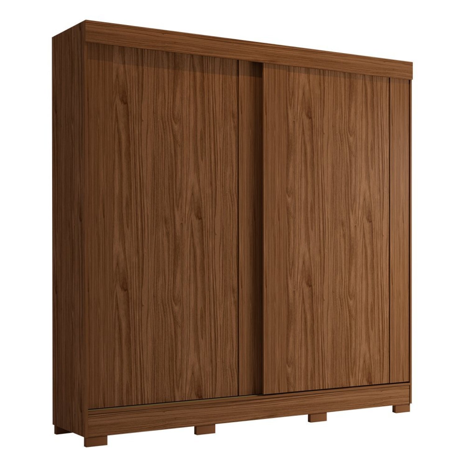 Guarda Roupa Solteiro 100% MDF Flex Color 2 Portas de Correr 3 Gavetas ...