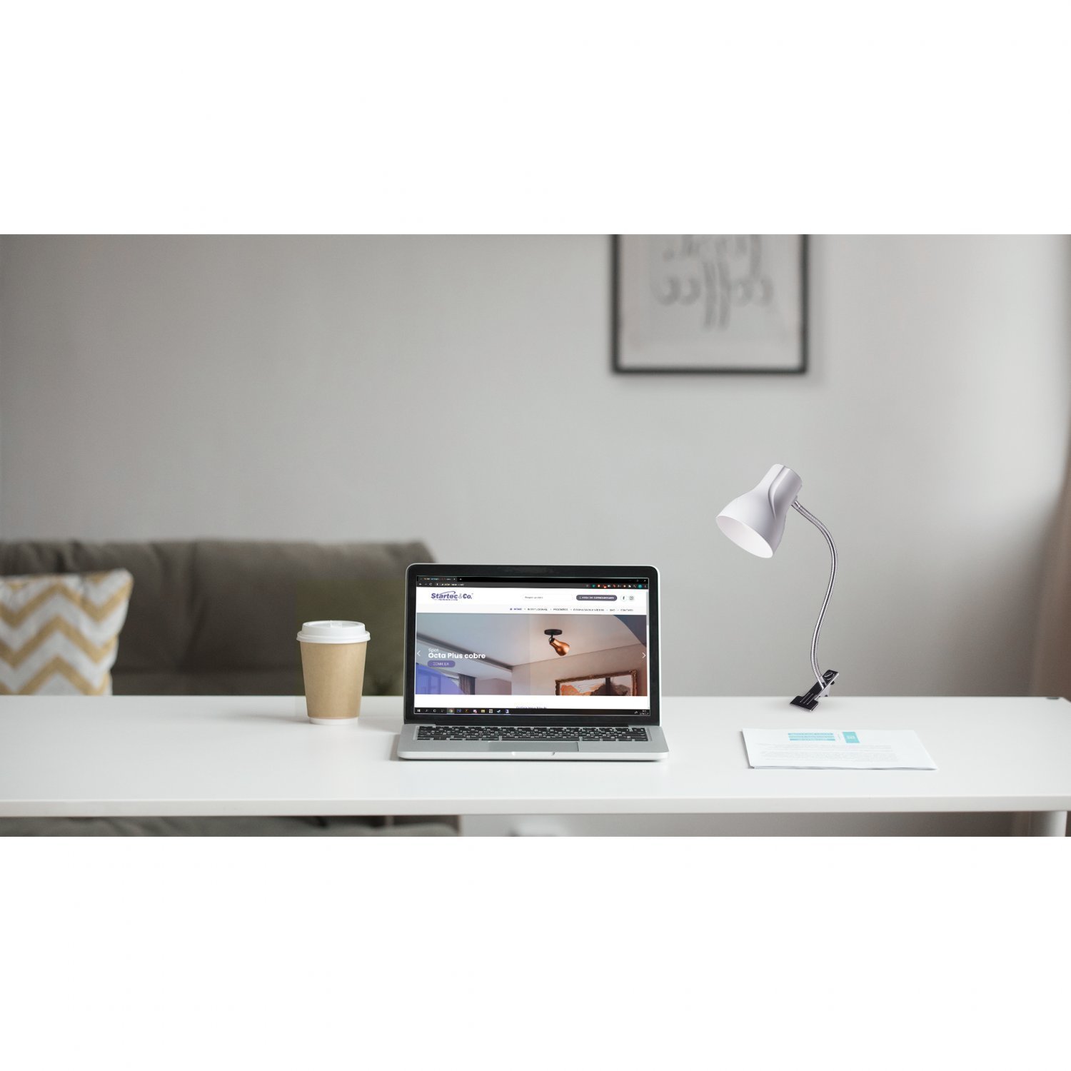 Luminaria de Mesa Bivolt Spiralle Startec | MadeiraMadeira