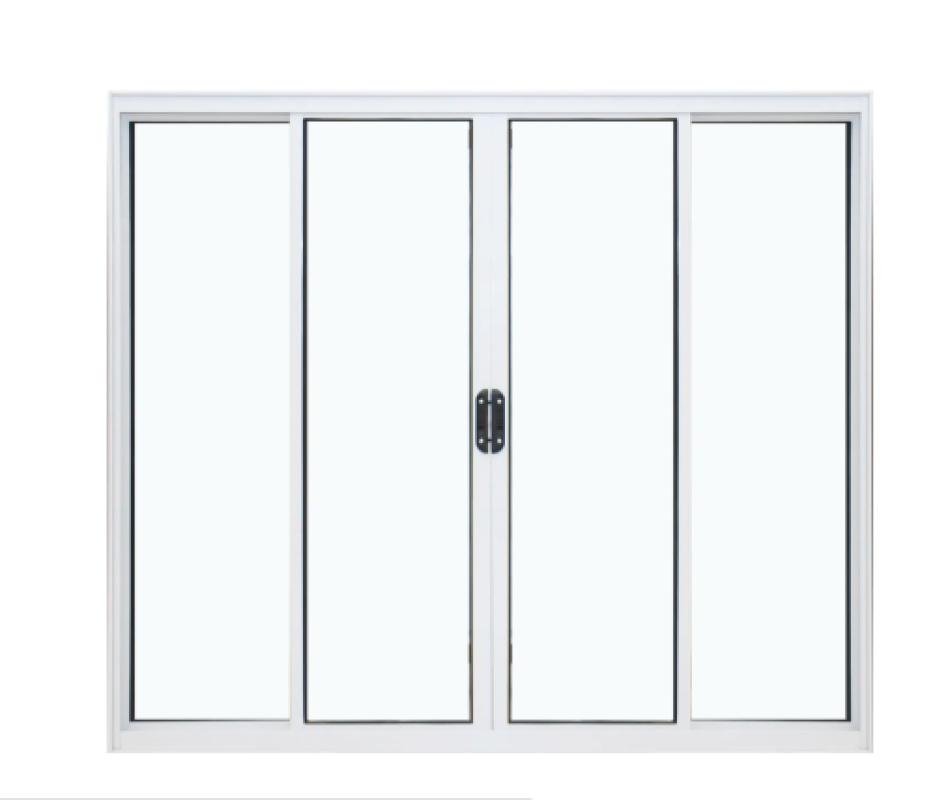 Janela Vitro de Alumínio 04 Folhas Classic Branco - 120x140 ...