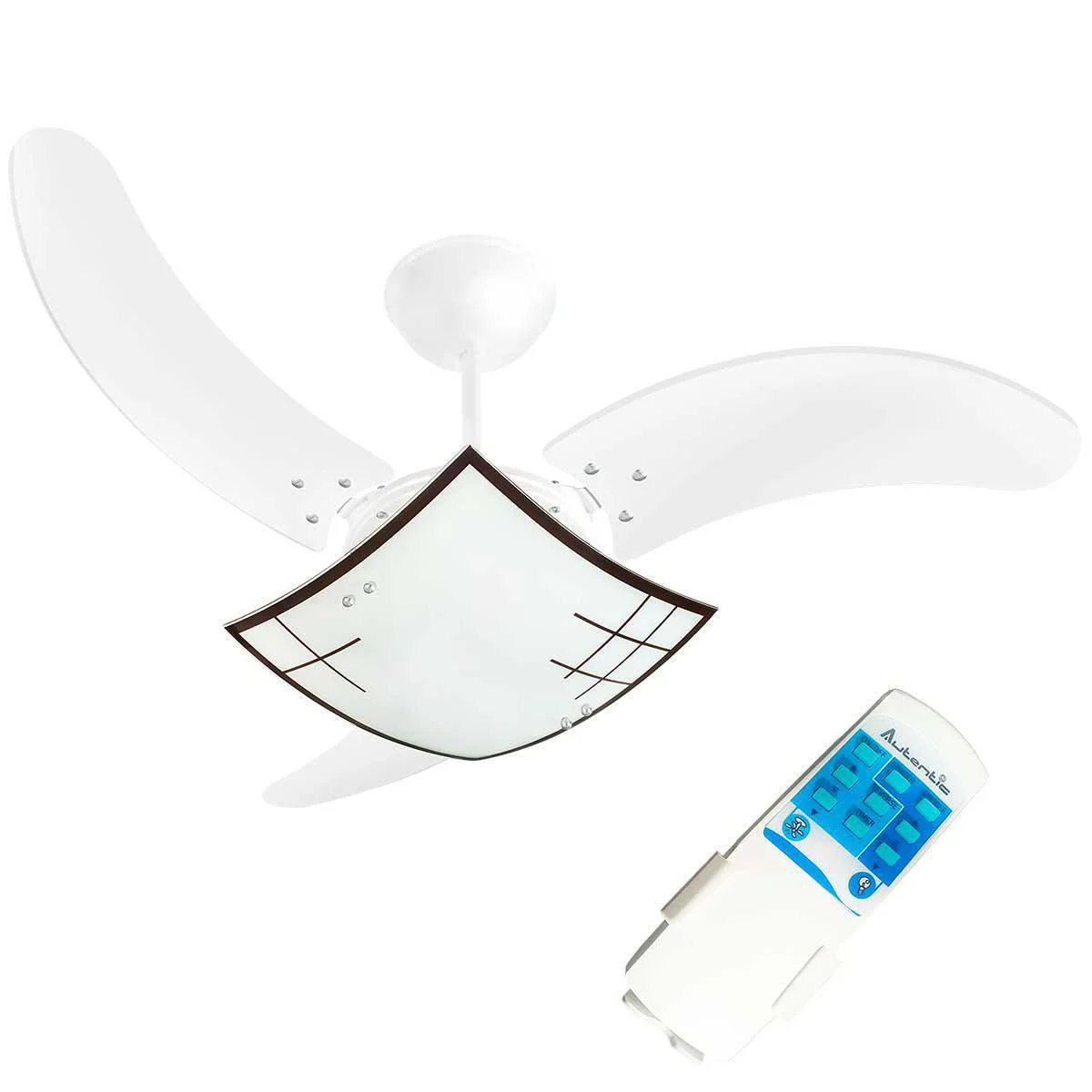 Ventilador Teto Chile Pás Brancas Controle Remoto Total 220V ...