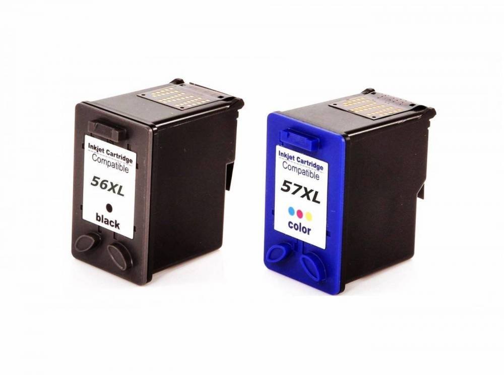 Kit Cartucho HP 56 Preto e 57 Color | MadeiraMadeira