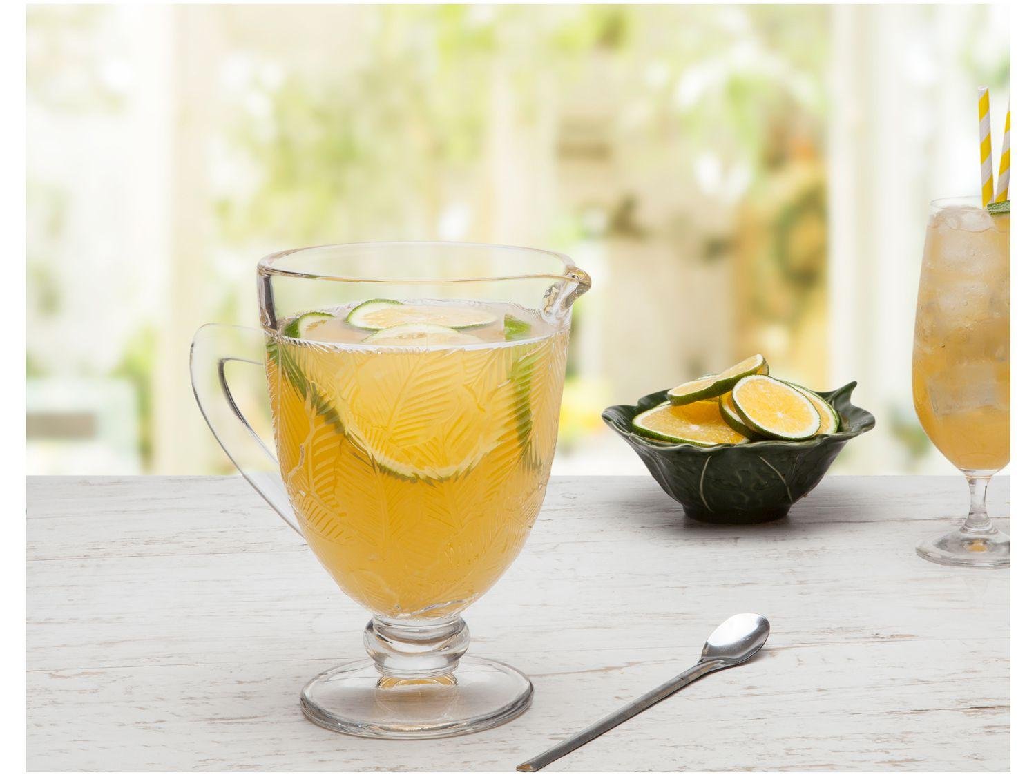 Jarra de Vidro Folhas 1380ml - Casambiente | MadeiraMadeira