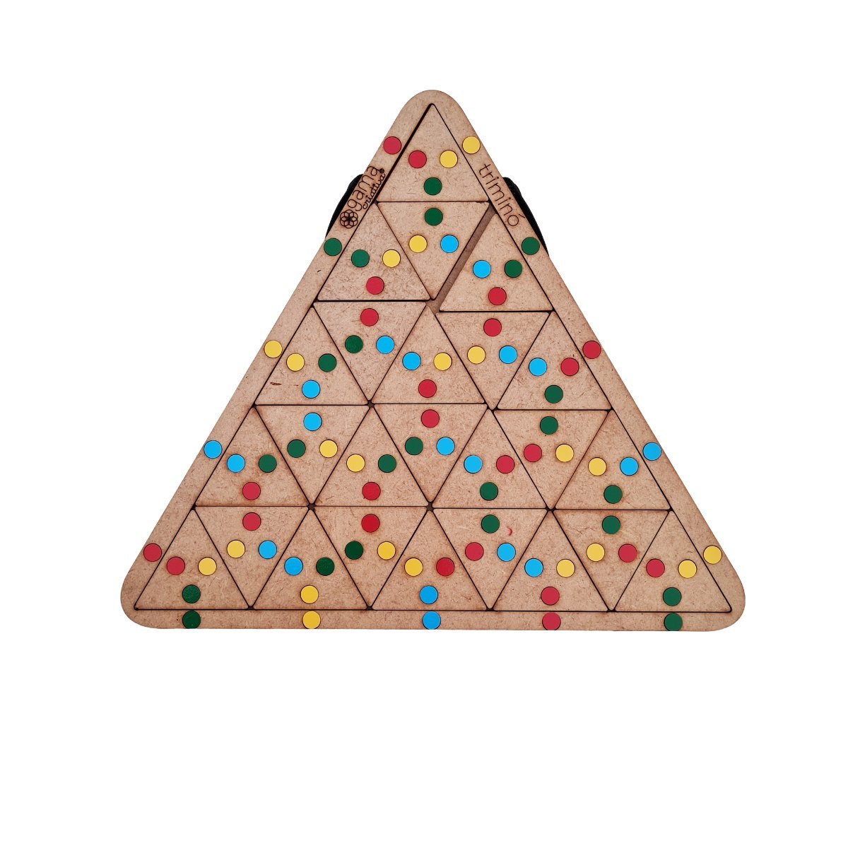 Brinquedo educativo Quebra Cabeça TRIMINÓ | MadeiraMadeira