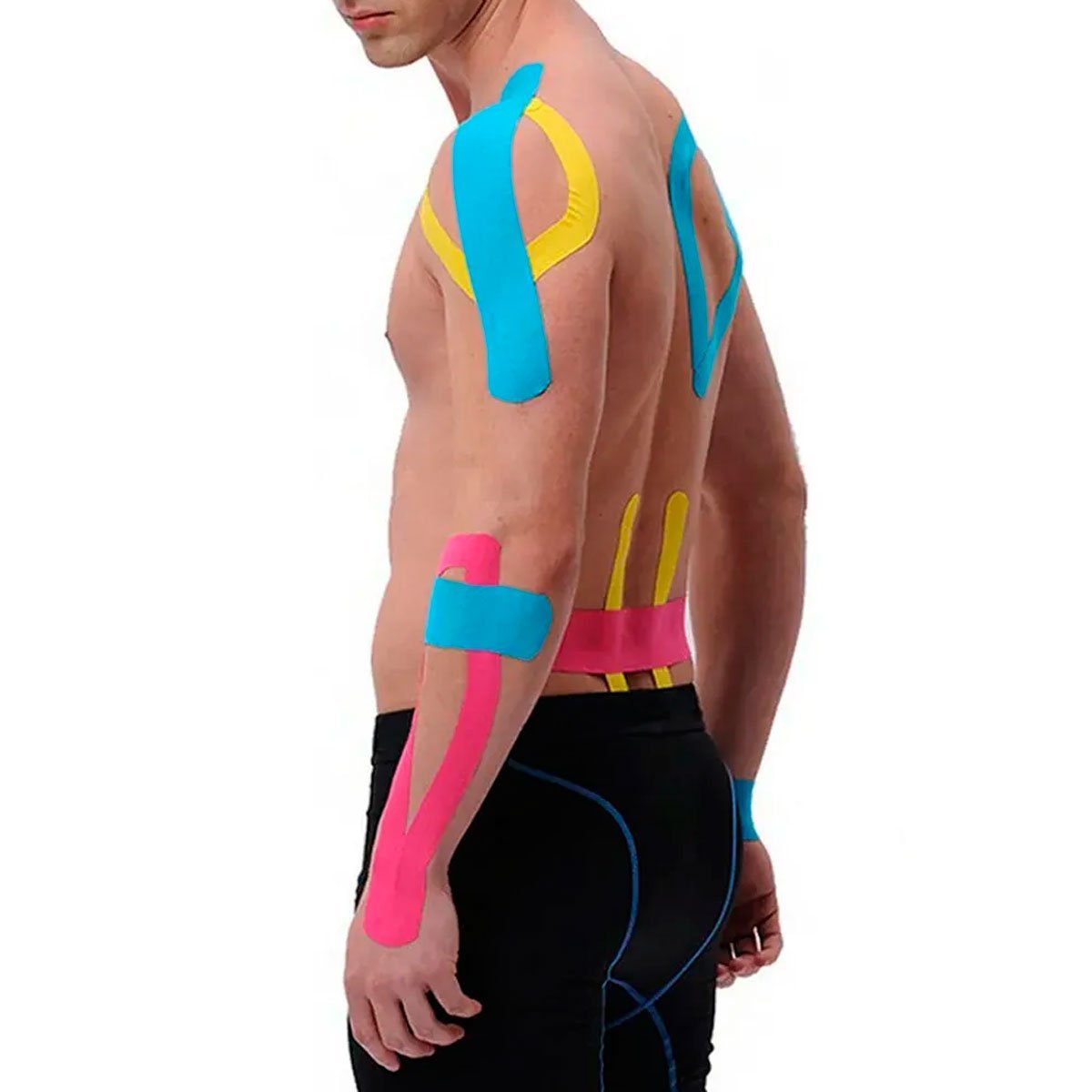 Fita Kinésio Bandagem Elástica Esportiva Muscular Fisio | MadeiraMadeira