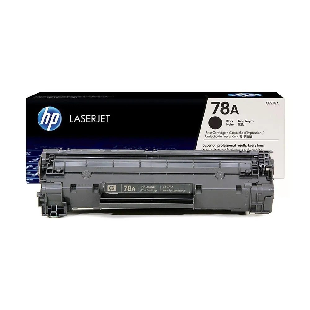 Cartucho de Toner Original Hp Ce-278a Ce-278ab Ce278 Ce-278 78a Preto ...