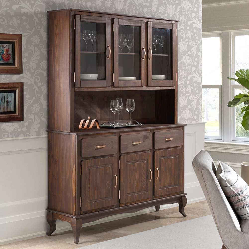 Armário Rústico Arca e Oratório Madeira Maciça Imbuia Shop JM ...