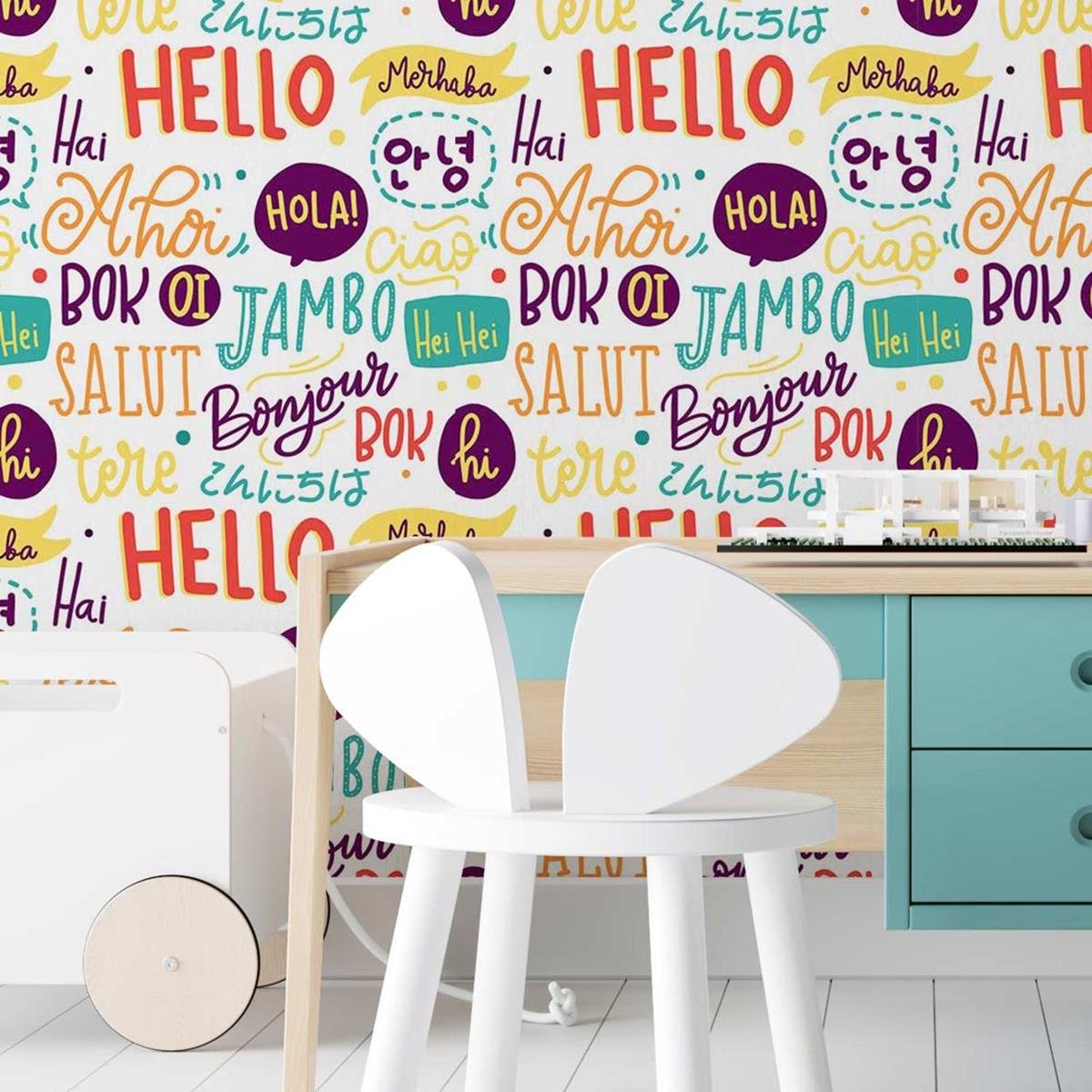 Papel de Parede Adesivo Frases N03122 Rolo 0,58X2,5M | MadeiraMadeira