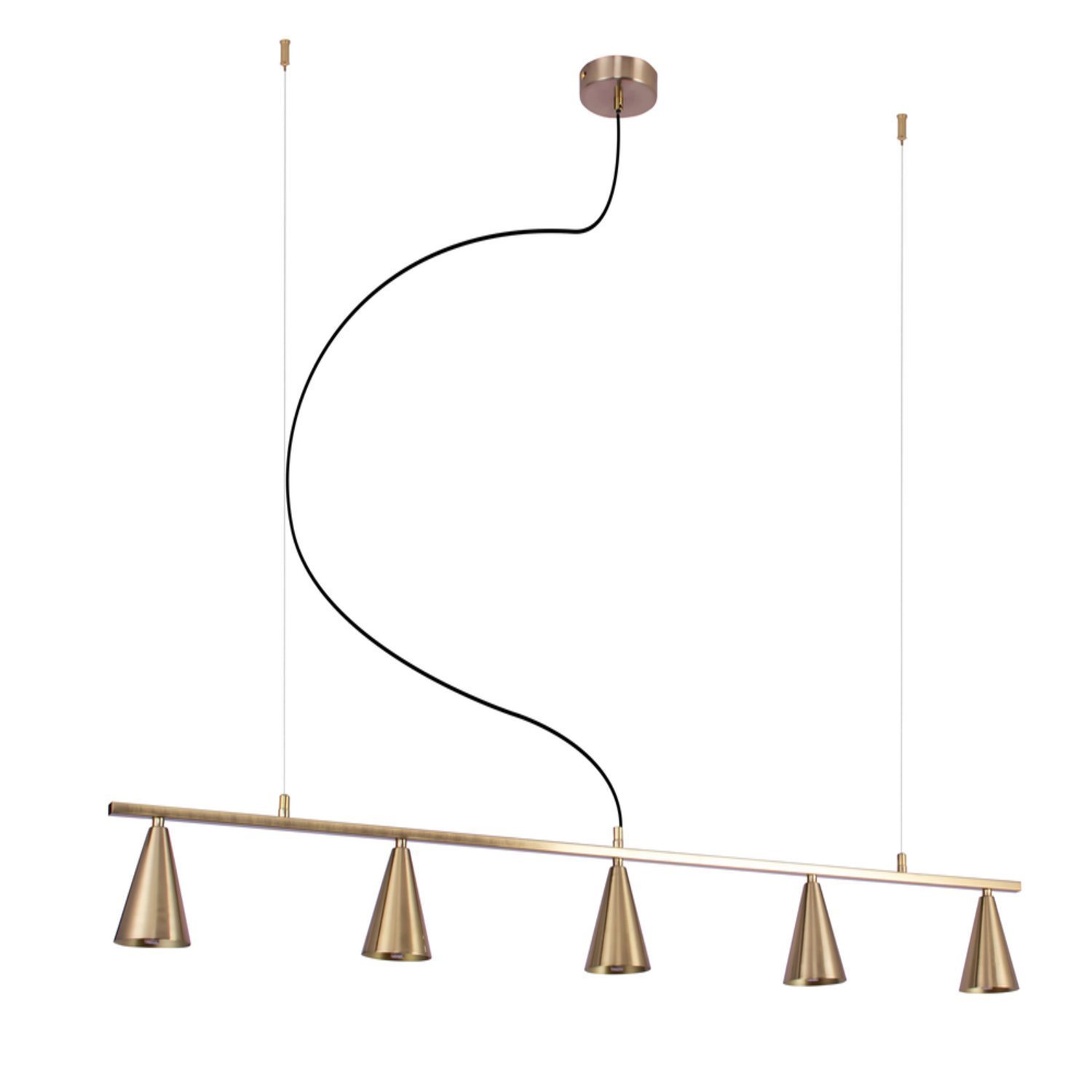 Pendente 118cm x 10cm 5xg9 35w Titia Bella Iluminação | MadeiraMadeira