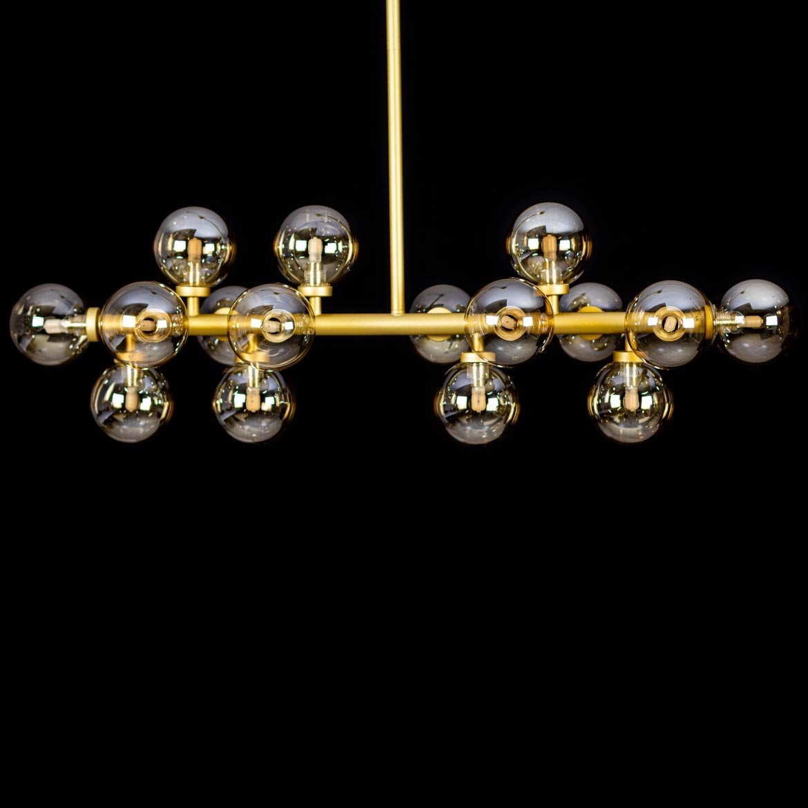 Pendente Grape 16 Globo Vidro + 16X G9 BF ZR036 Starlux ST1758 ...