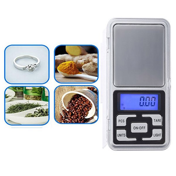 Pocket Scale Mini Balança Portátil Eletrônica Pesa até 500g Versão MH ...
