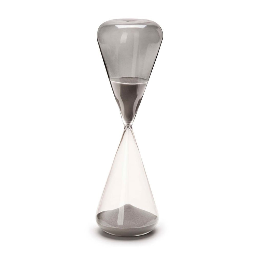 Ampulheta em Vidro 24,5cm – Transparente | MadeiraMadeira