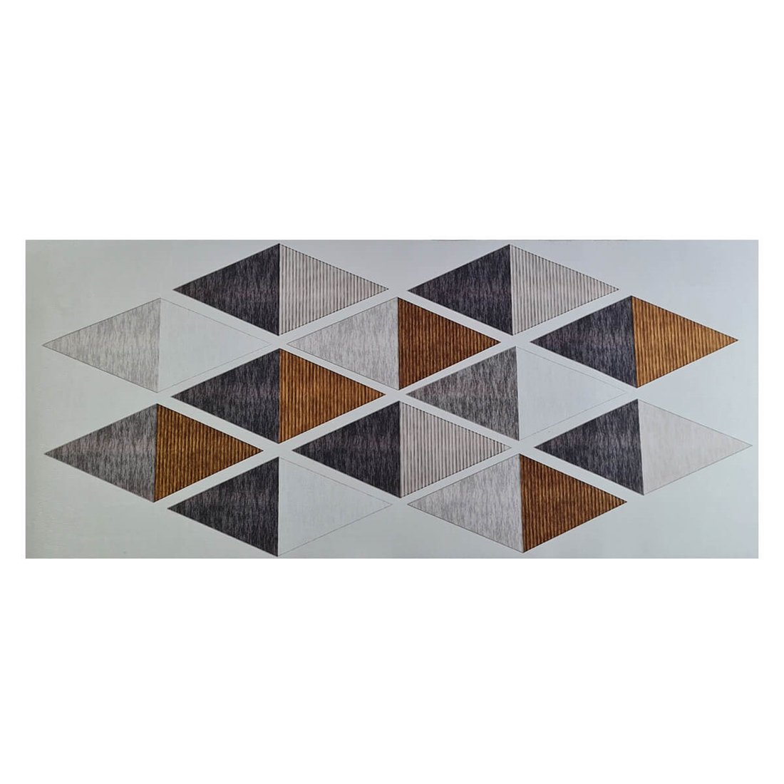 Passadeira 60cm x 2,00m Geométrico Luxo Belga Picasso | MadeiraMadeira