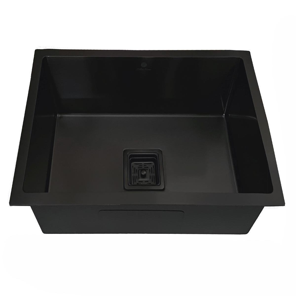 Cuba Gourmet Quadrada Aço Inox 304 Preta 60x40cm Premium | MadeiraMadeira