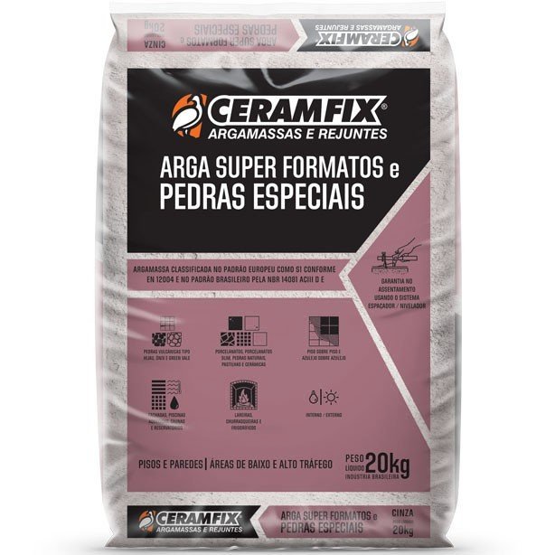 Argamassa para Hijau, Hitam e Aquamarine Ceramfix Arga Super Formatos e ...
