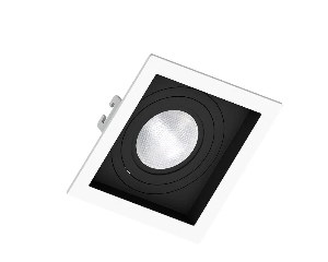 Spot Emb Recuado Quad. Par 20 - Br Recuo Pt - Save Save Energy Preto/branco | MadeiraMadeira