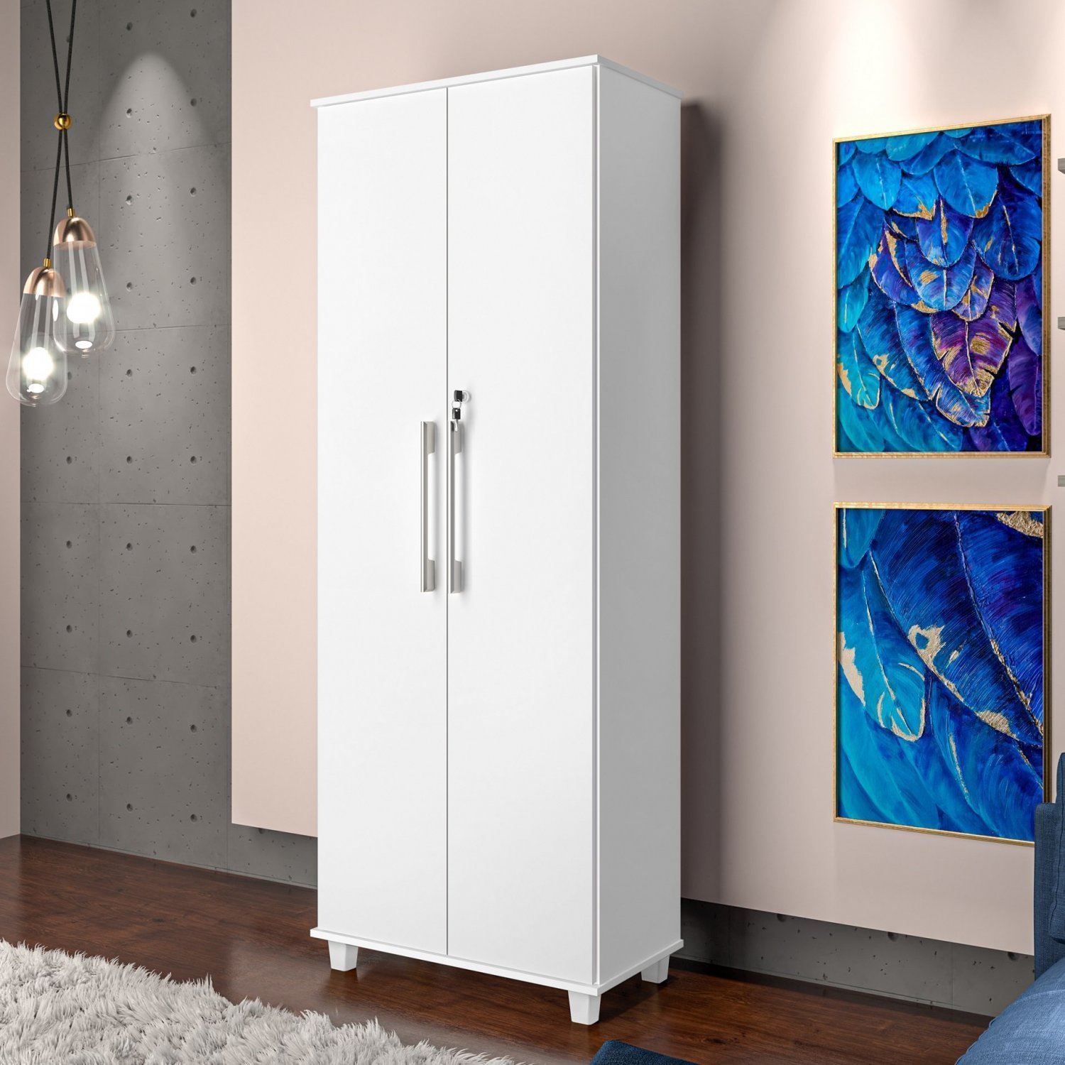 Armário Multiuso 2 Portas com Pés Maximus | MadeiraMadeira