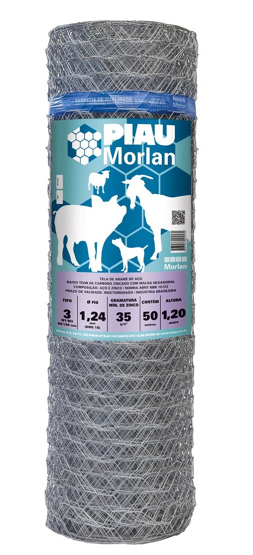 Tela Mangueirão 3 18x1,20x50m Piau Morlan | MadeiraMadeira