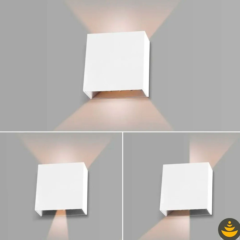 Arandela Parede Slim Led Integrado 4w 3000k Facho Regulavel | MadeiraMadeira