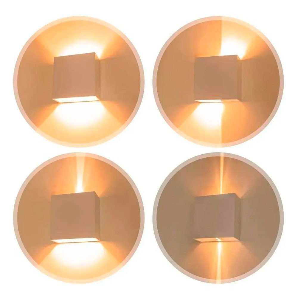 Arandela Parede Slim Led Integrado 4w 3000k Facho Regulavel | MadeiraMadeira