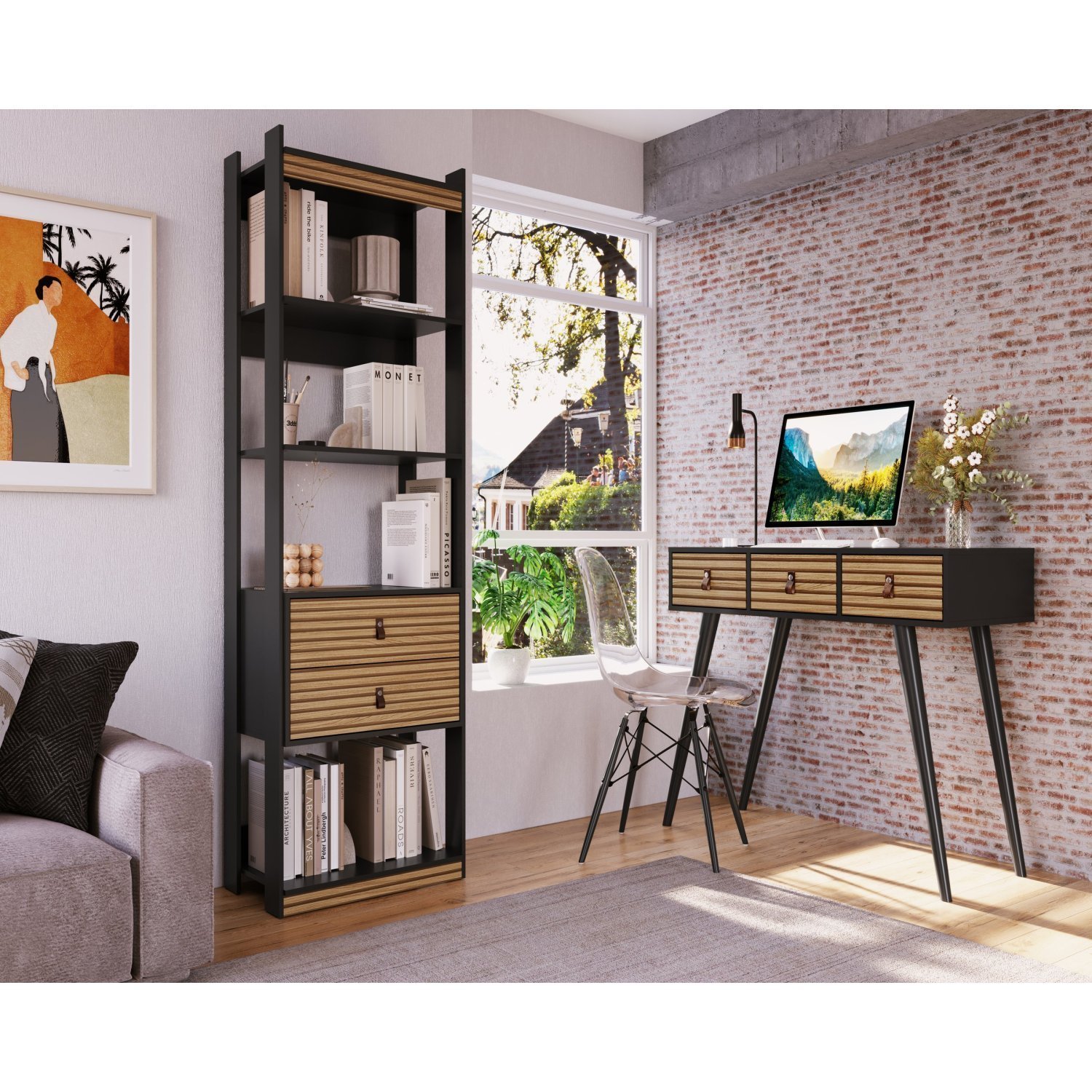 Guarda-roupa Closet Gaveteiro Amber Geniaflex | MadeiraMadeira