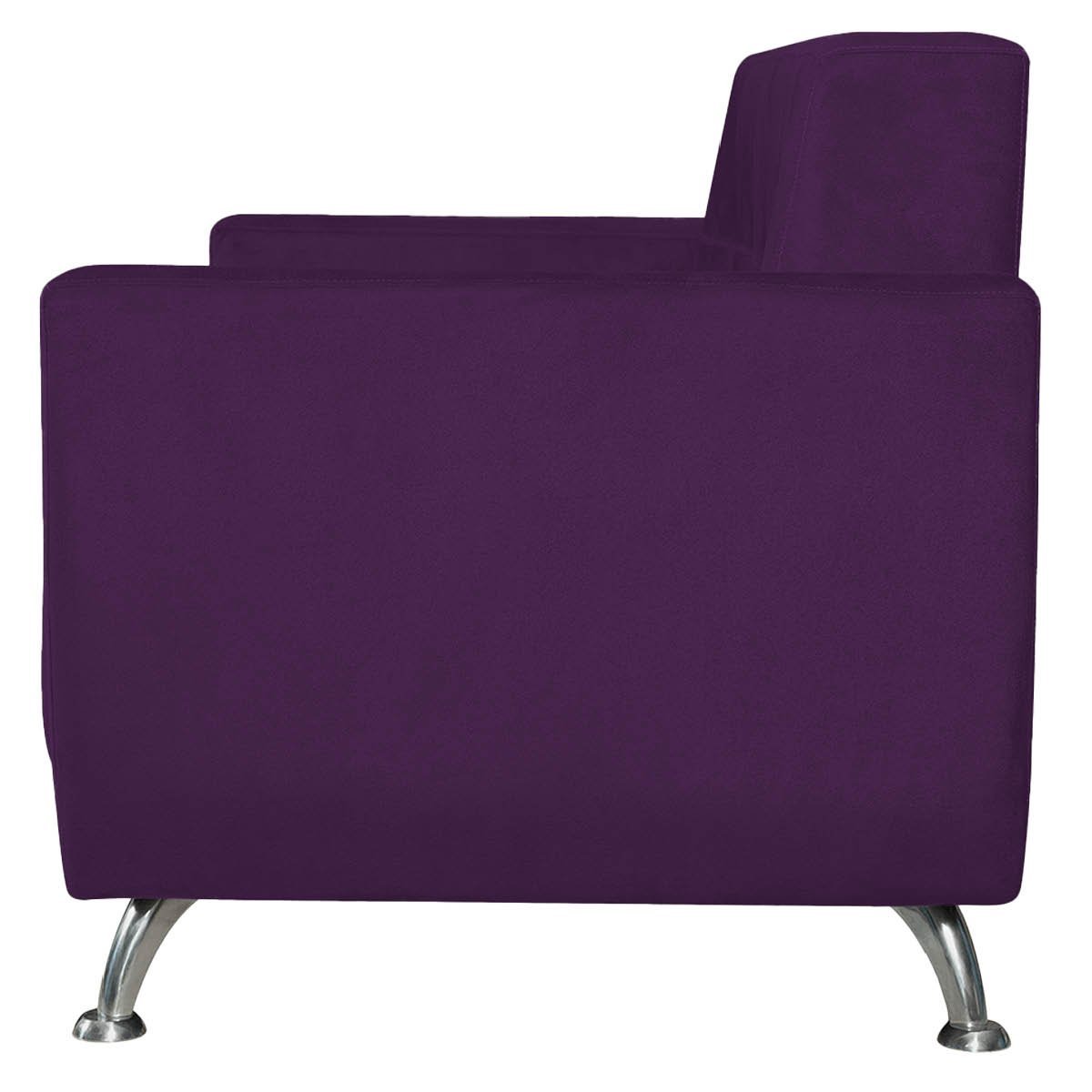 Sofá 2 Lugares Beny Suede - Amarena Móveis SOFÁ 2 LUGARES Roxo ...