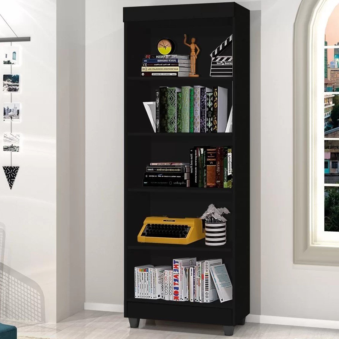 Estante Multiuso 5 Prateleiras Aspen | MadeiraMadeira