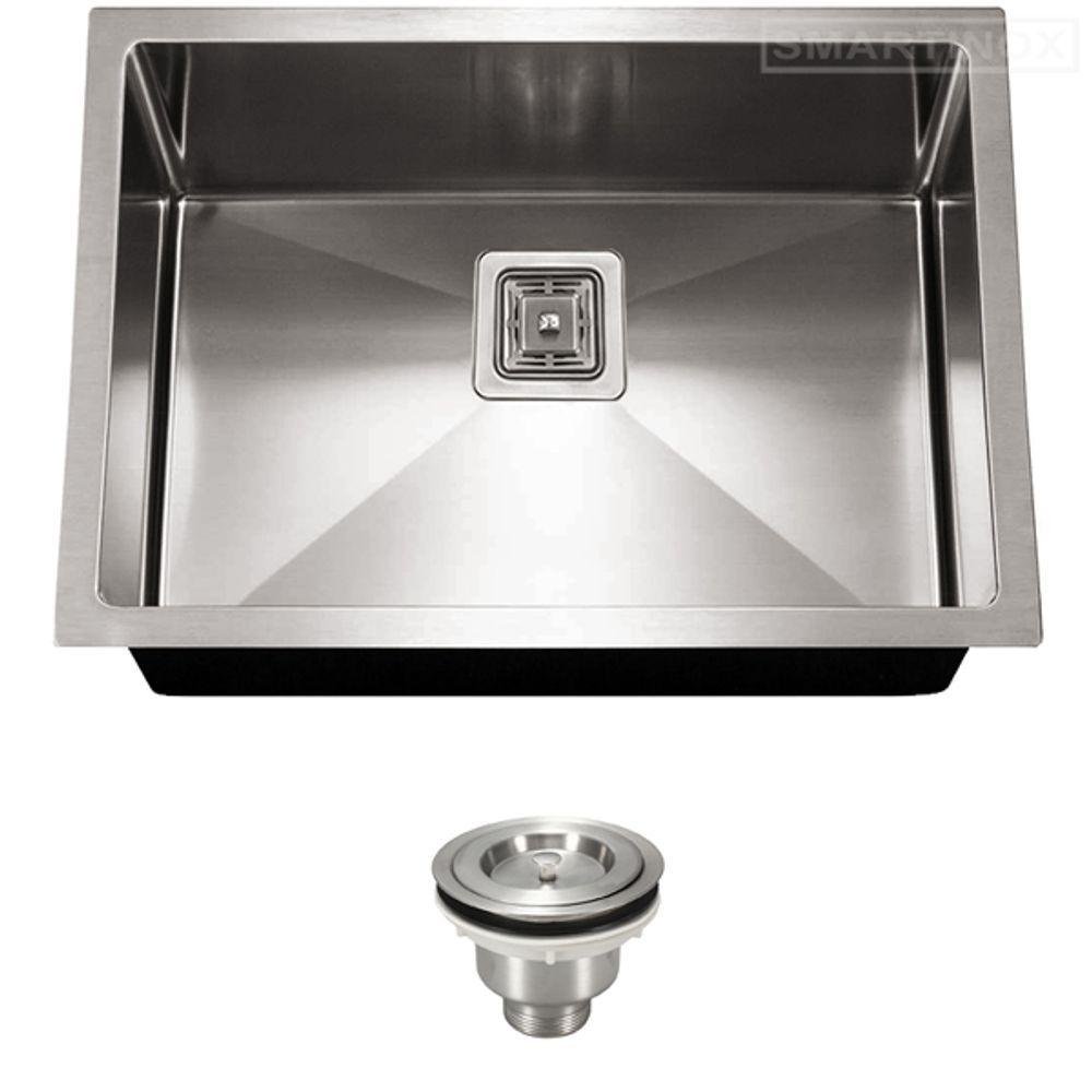 Cuba Quadrada Inox 304 Cozinha Gourmet Pia Embutir Sobrepor 65x45 ...