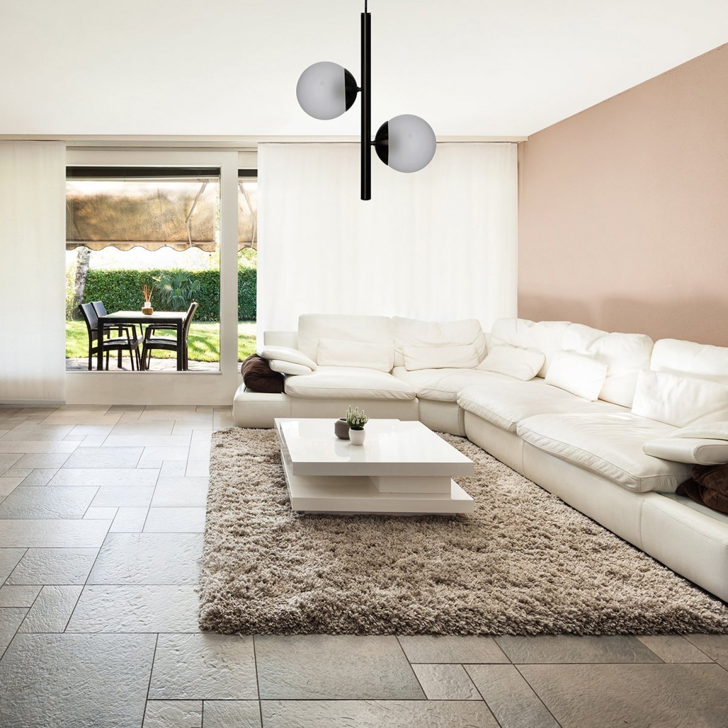 Pendente Bivolt em Aluminio e Vidro Infinity Lux | MadeiraMadeira