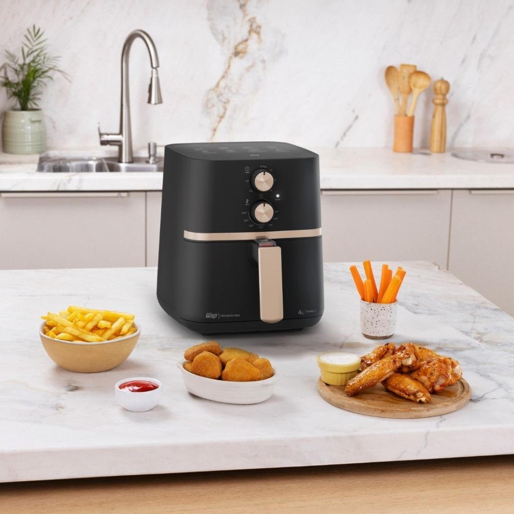 Airfry Fritadeira sem Óleo 4l 220v 1500w 80-200 °c Family Wap ...