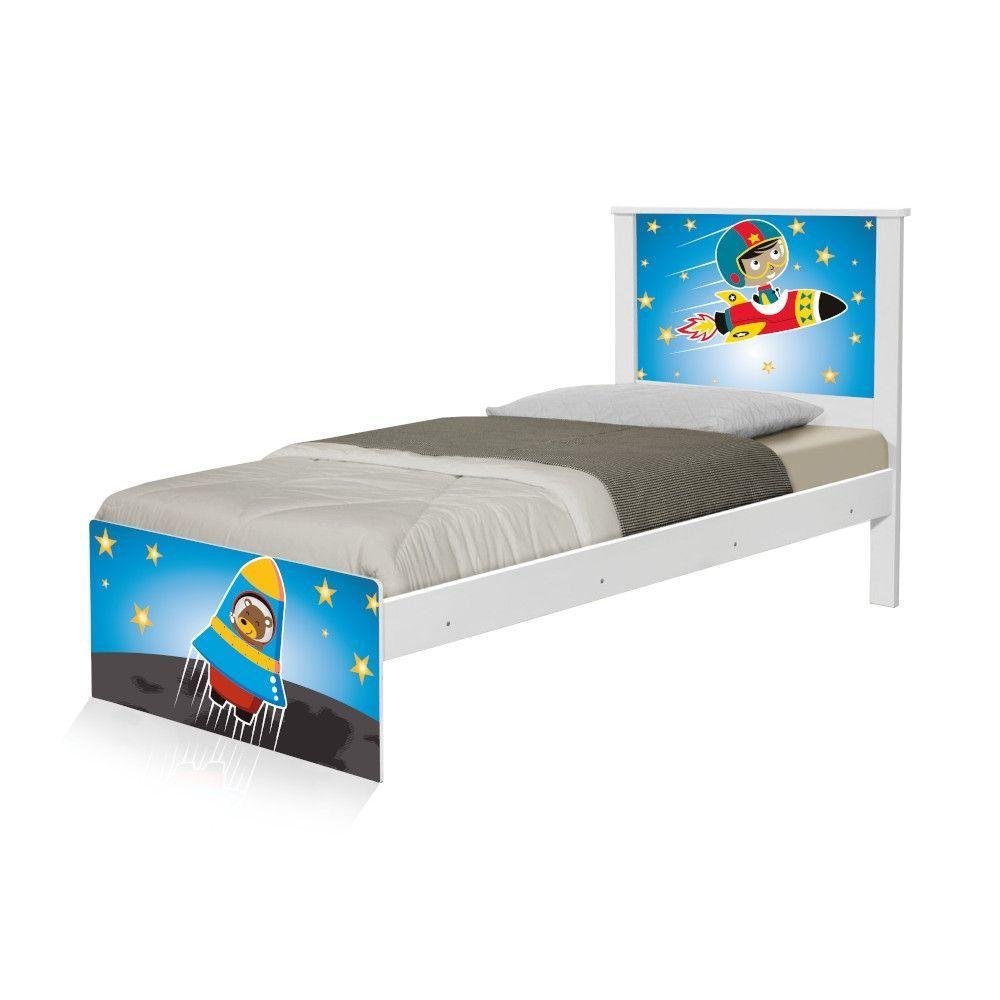 Cama Solteiro Astronauta | MadeiraMadeira