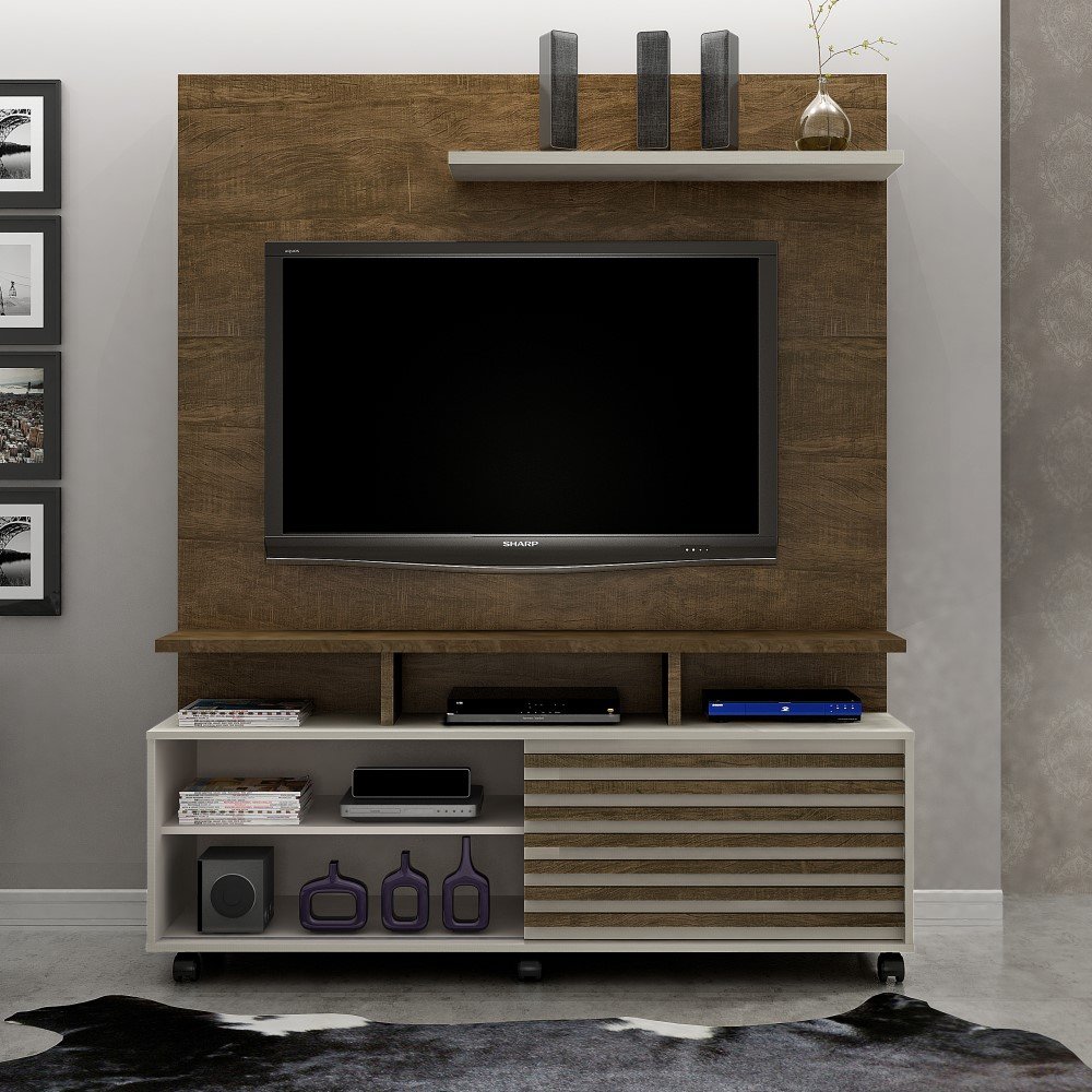 Estante Home para TV até 60 Polegadas 1 Porta Deslizante Star ...