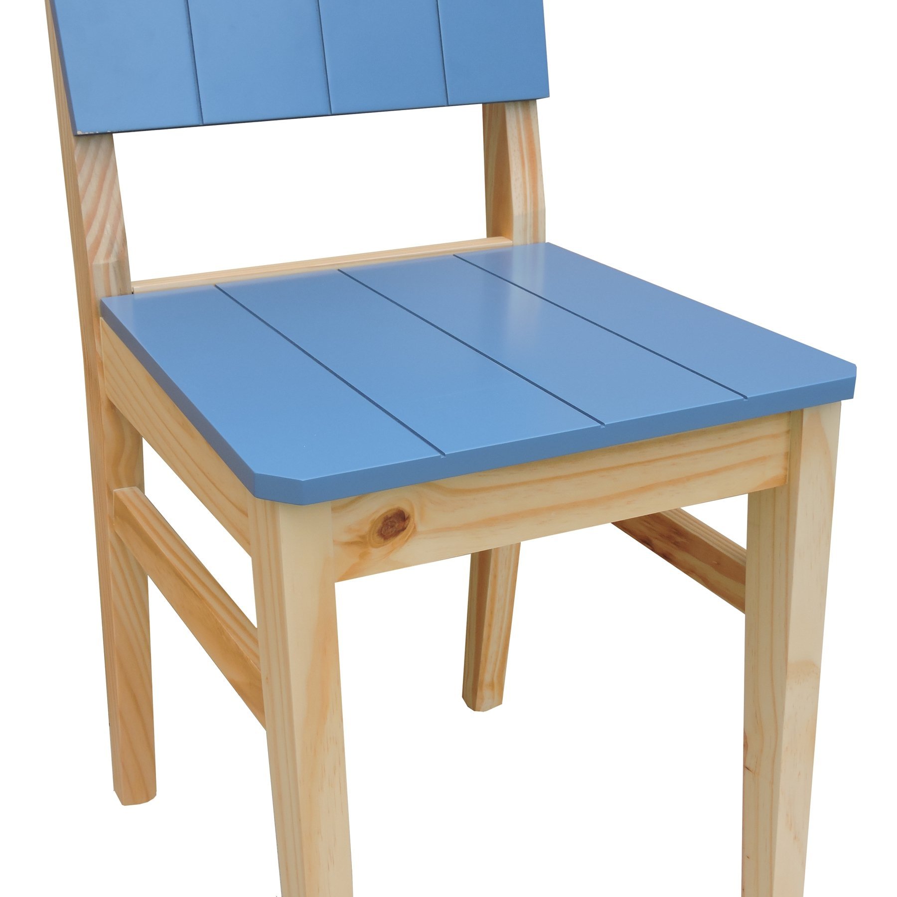 Kit 2 Cadeiras Linhas Estrutura Madeira Maciça Assento e Encosto MDF ...