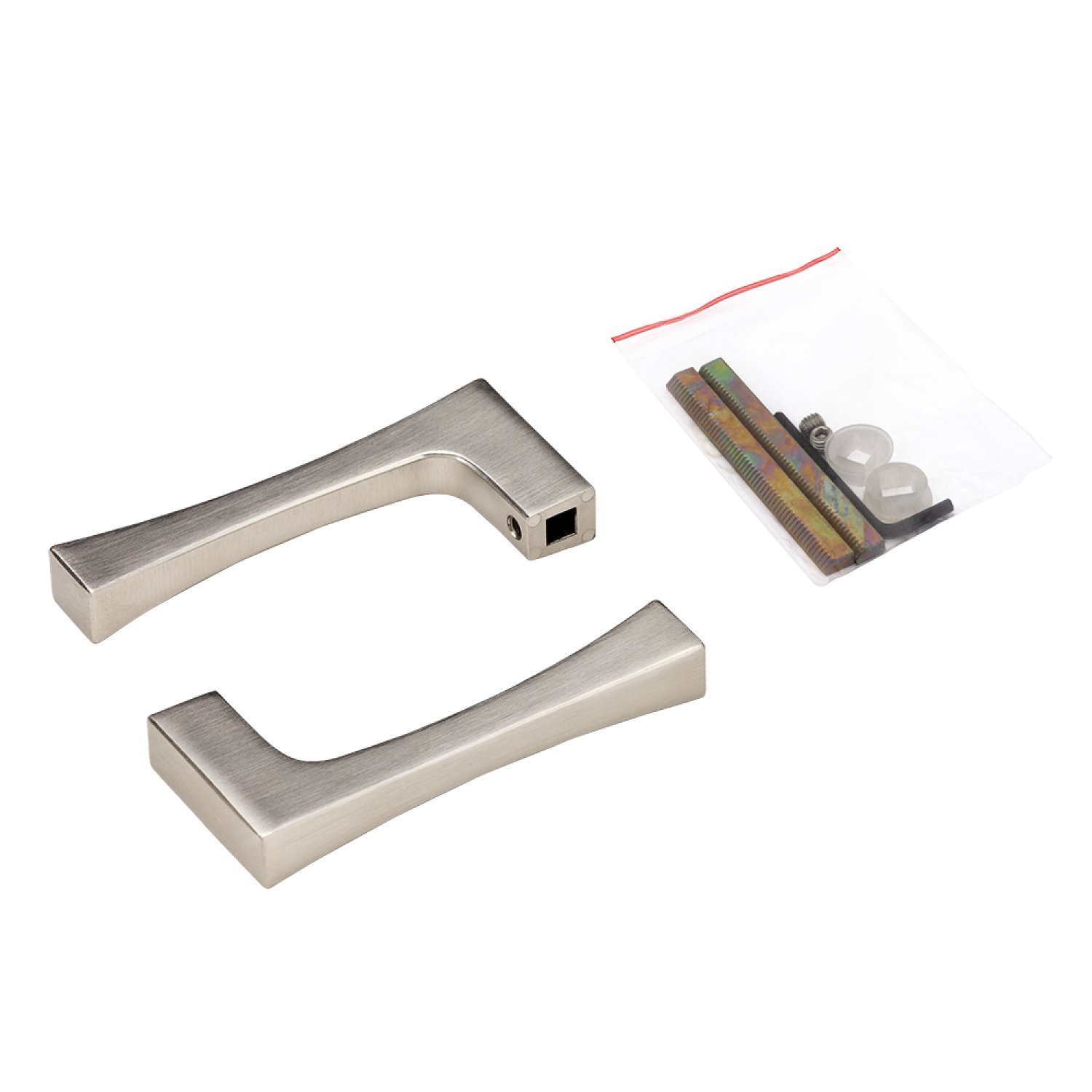 Kit Maçaneta Vivald Inox Escovado Pado | MadeiraMadeira