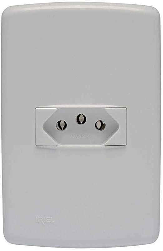 Tomada Iriel Duale Up 2p+t 20a | MadeiraMadeira