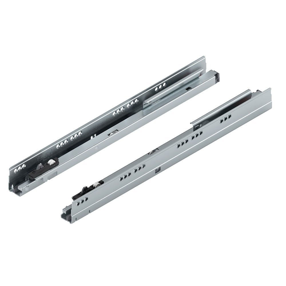 Gaveta Metálica Baixa (30 Kg) 96,5 x 500mm Tandembox Plus com Blumotion Cinza Blum 01 conjunto ...