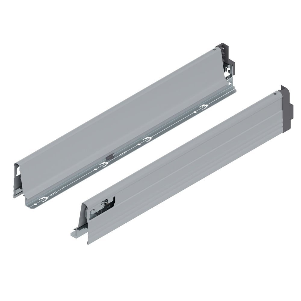 Gaveta Metálica Baixa (30 Kg) 96,5 x 500mm Tandembox Plus com Blumotion Cinza Blum 01 conjunto ...