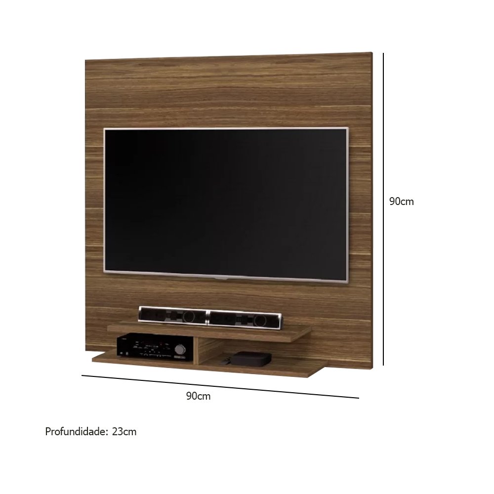 Painel TV até 42" Polegadas 2 Nichos Jequitibá Quenia J&A Móveis ...