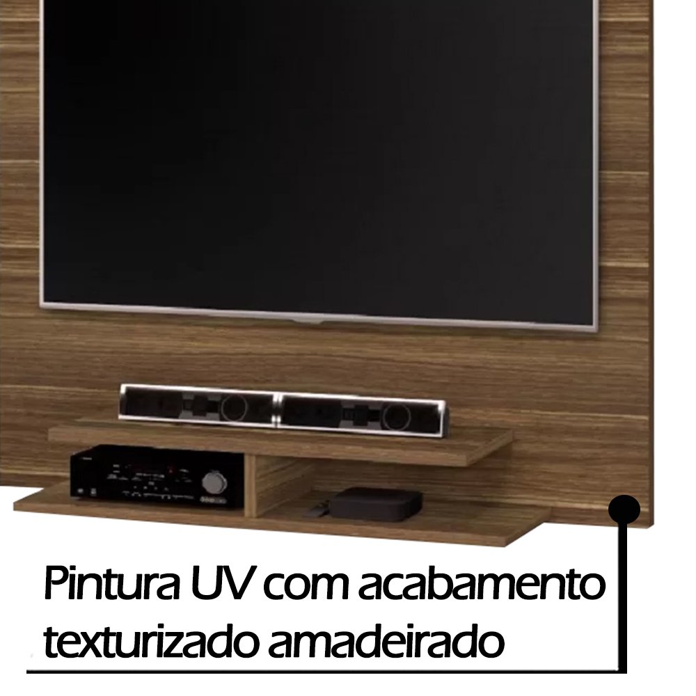 Painel TV até 42" Polegadas 2 Nichos Jequitibá Quenia J&A Móveis ...