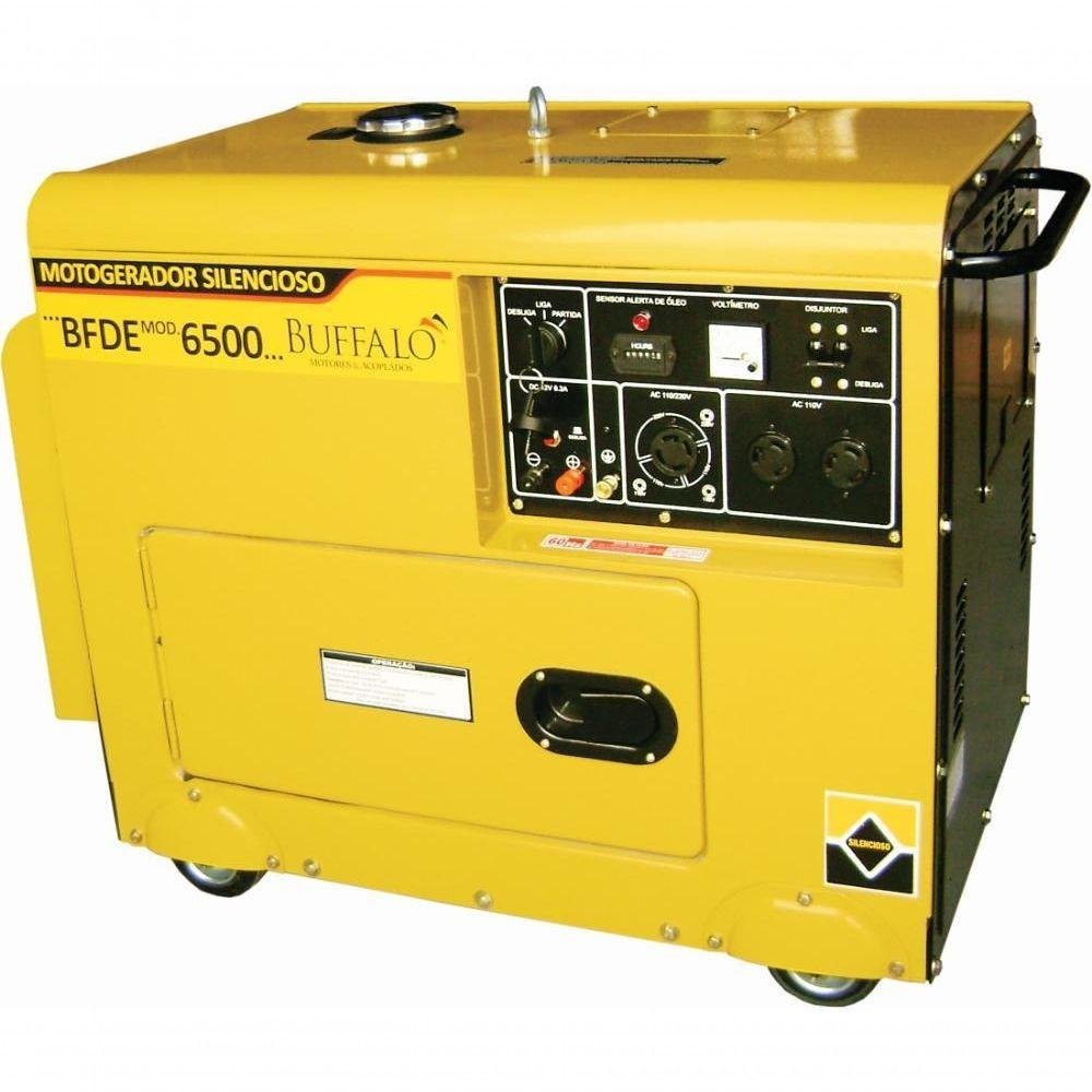 Motogerador Diesel 10cv Cabinado Monofásico 115/230v 71038 | MadeiraMadeira