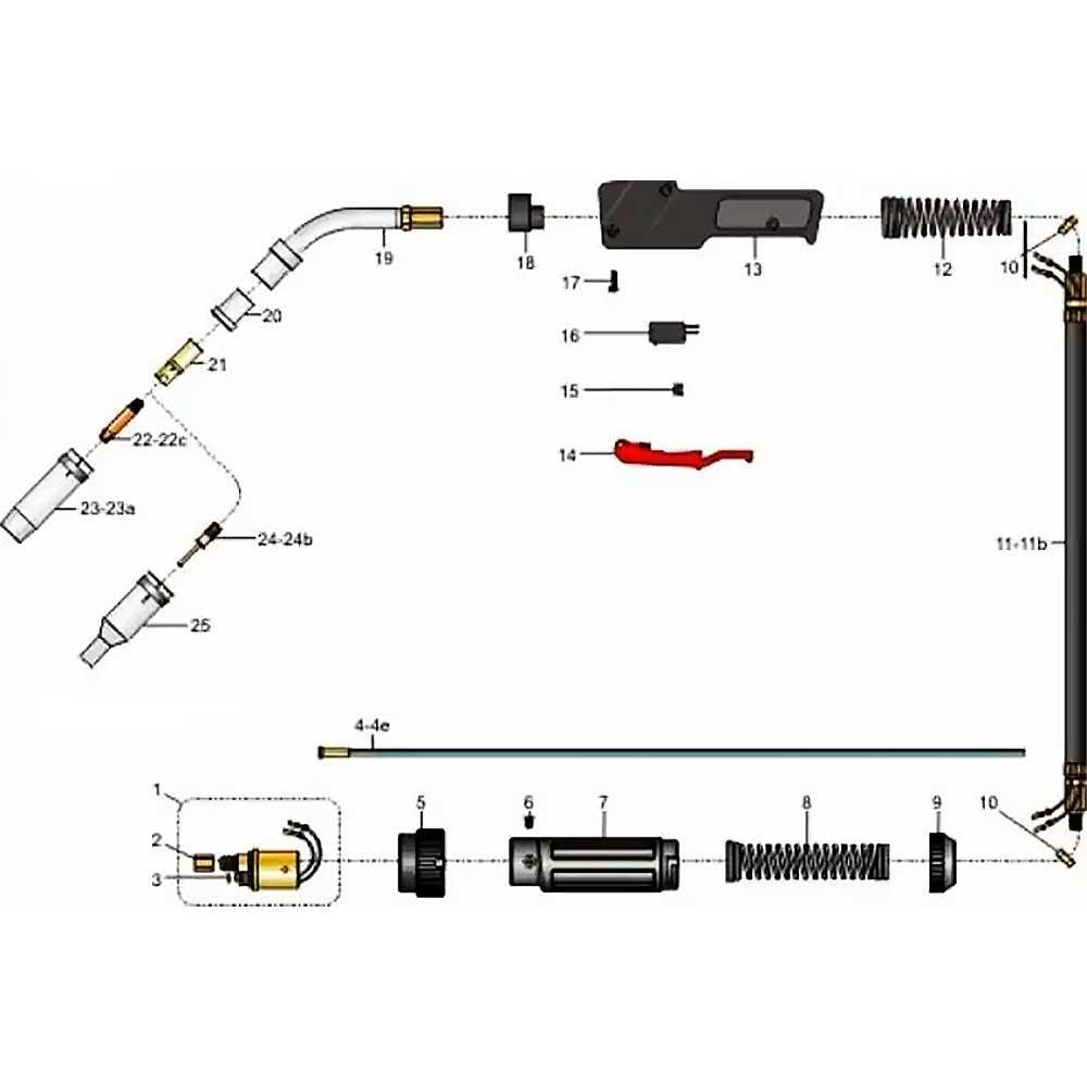 Tocha para Solda Mig Sbme 125 3m (p/ Solda 180 e 250) Oximig ...
