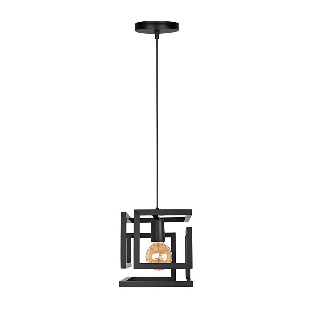 Pendente Aluminio Konin Preto Kin Light | MadeiraMadeira