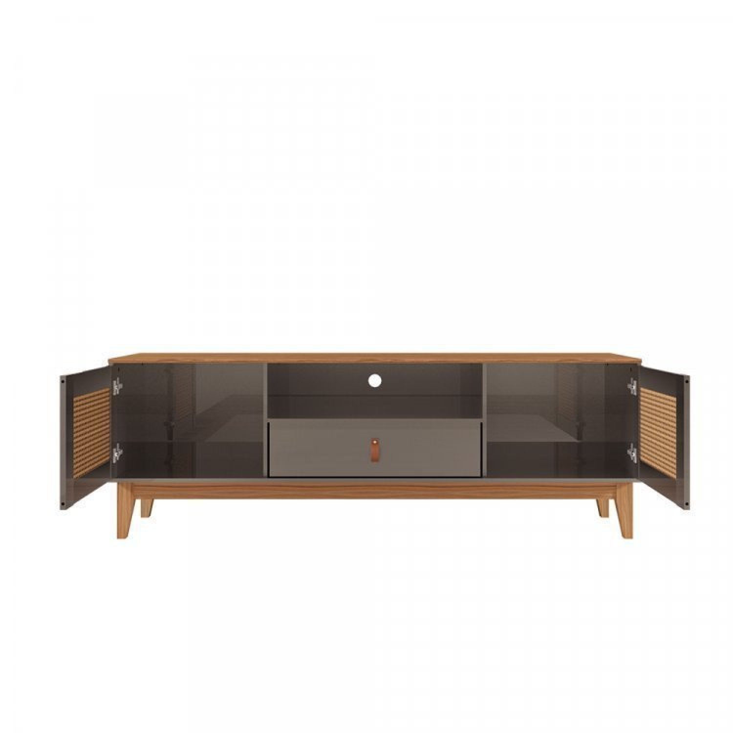 Conjunto Rack com Painel para TV até 60 Polegadas Retrô Esmeralda ...