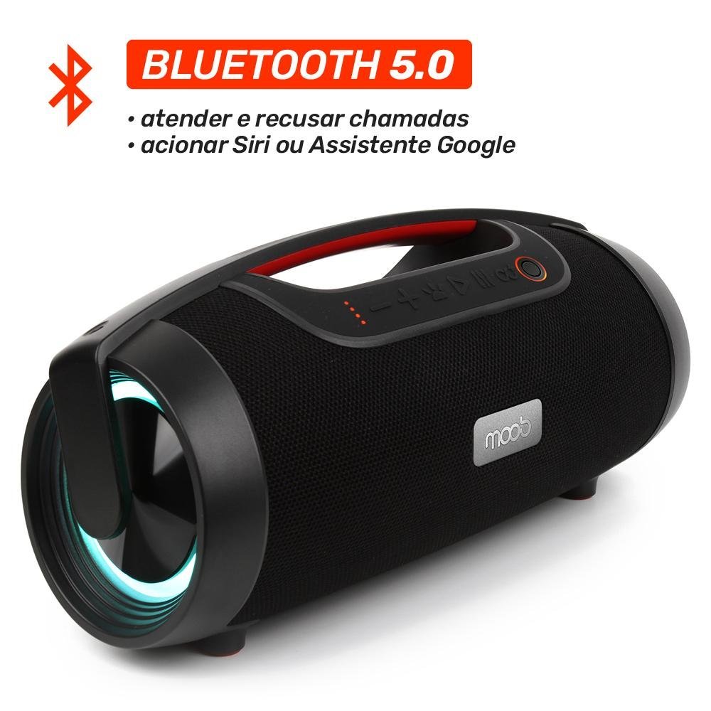 Caixa de Som Bluetooth Moobox Live Portátil Resistente À Água E Com ...