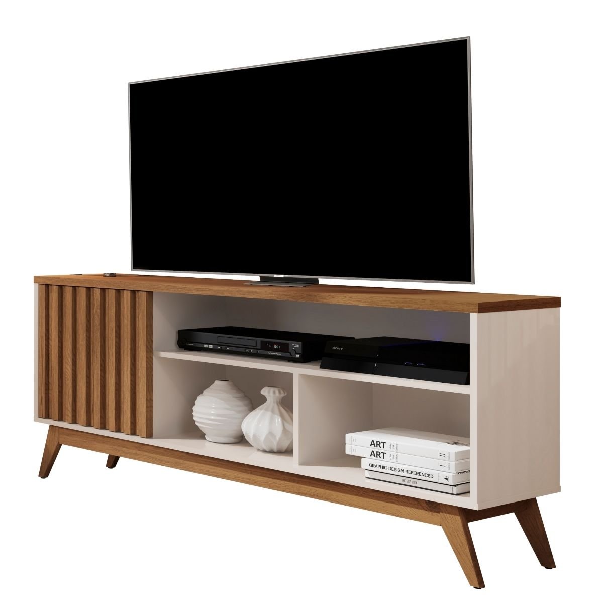 Rack para Sala Televisão até 50 Polegadas - Mod.2010 | MadeiraMadeira