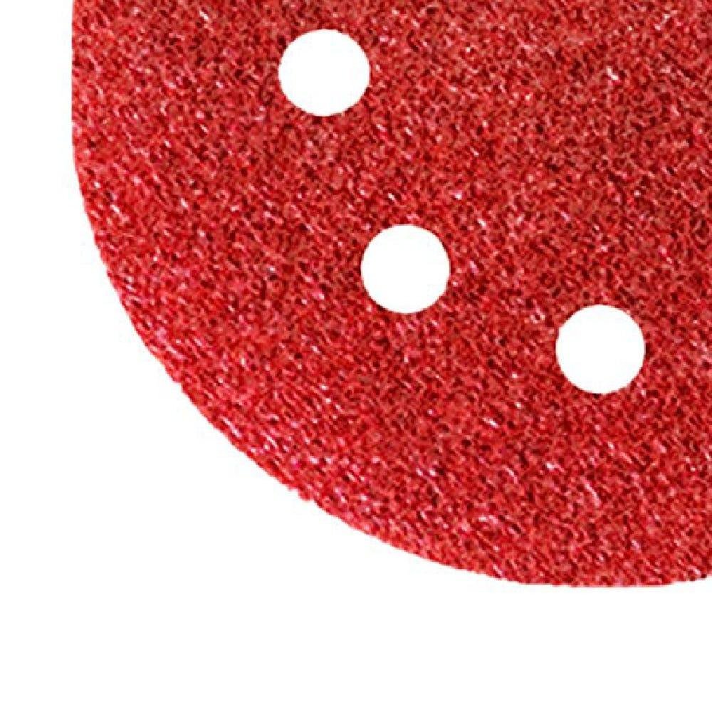 Disco de Lixa Velcro Perfurado 5 Pol Grão 60 com 25 Unidades Mtx ...