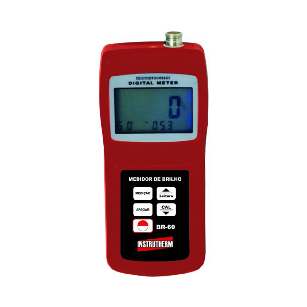 Medidor Brilho Digital Sensor Glossmeter Rs-232 Medição Geometria 60 ...