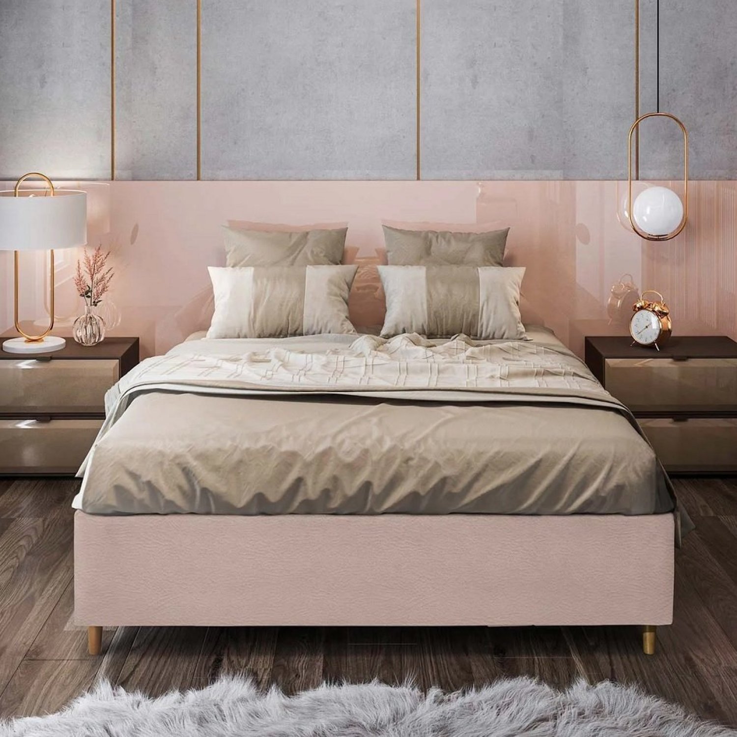 Base Box Casal 138x188x25cm Desmontável Versátil Móveis Digital ...