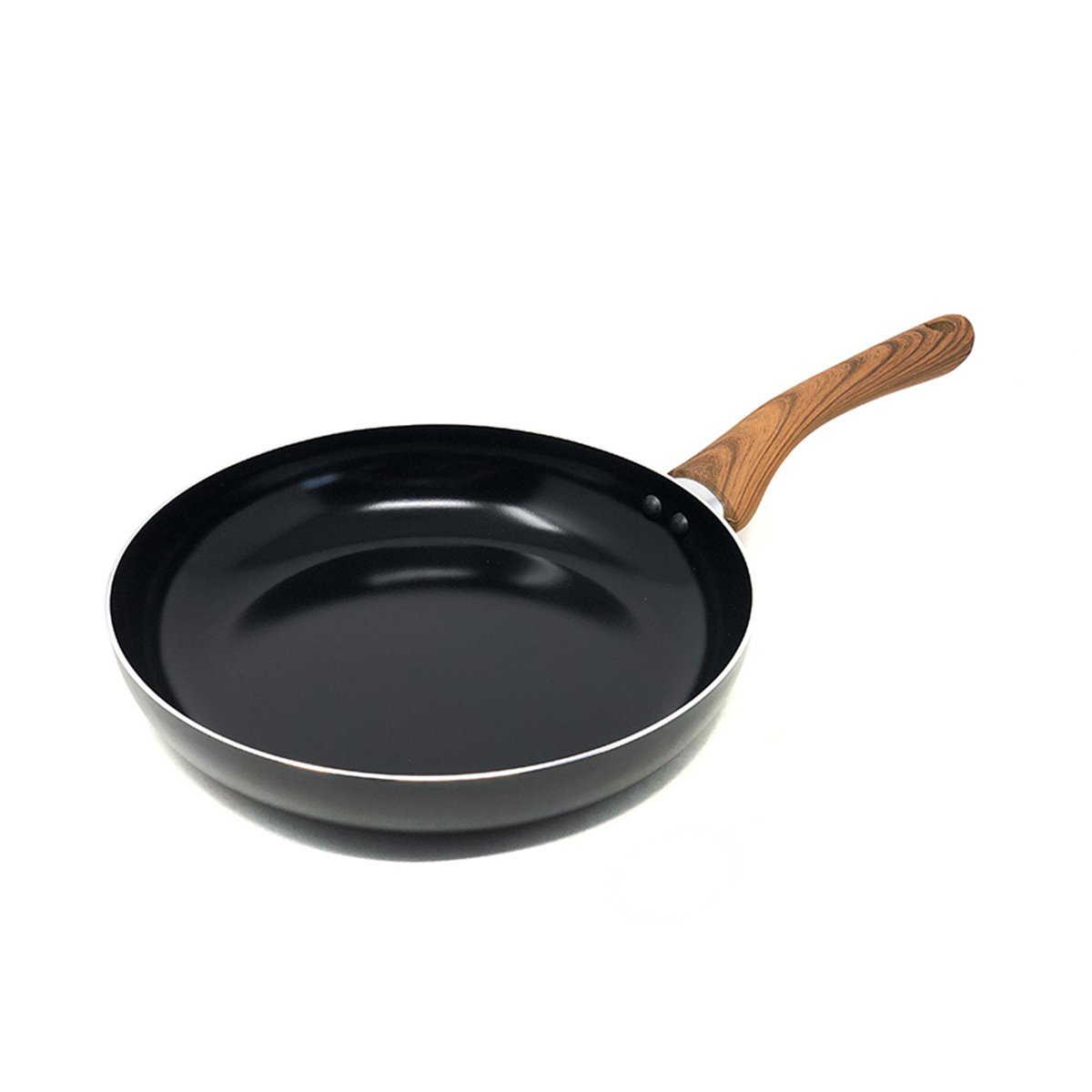 Frigideira Antiaderente Aço Inox Cabo Madeira Cozinha Chef Profissional ...
