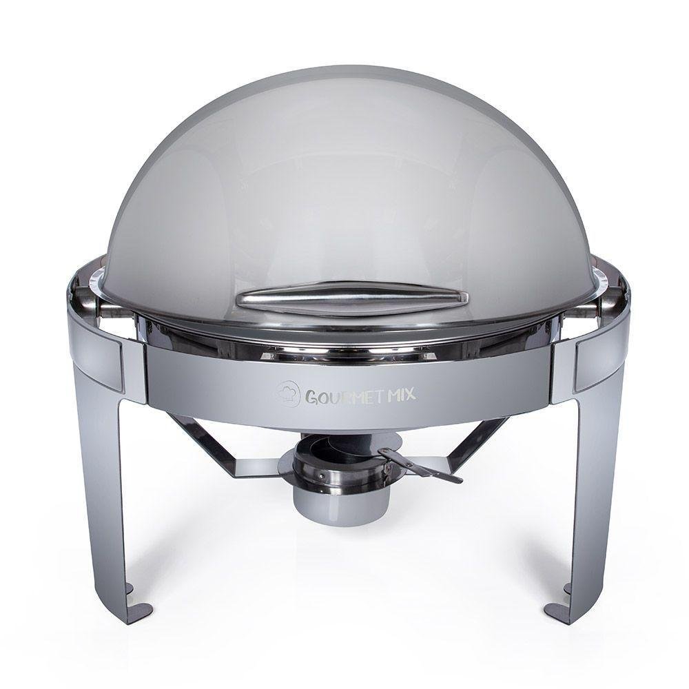 Rechaud Redondo Inox Premium Basculante Gourmet Mix | MadeiraMadeira