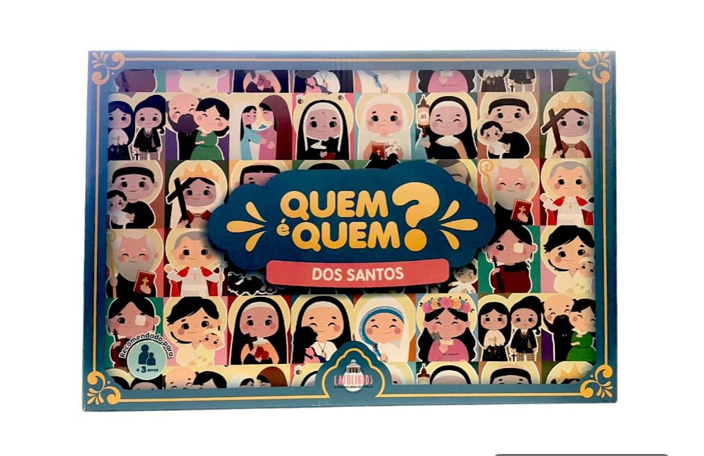 Jogo - Quem e Quem Dos Santos - Tabuleiro Nig Nig Brinquedos ...